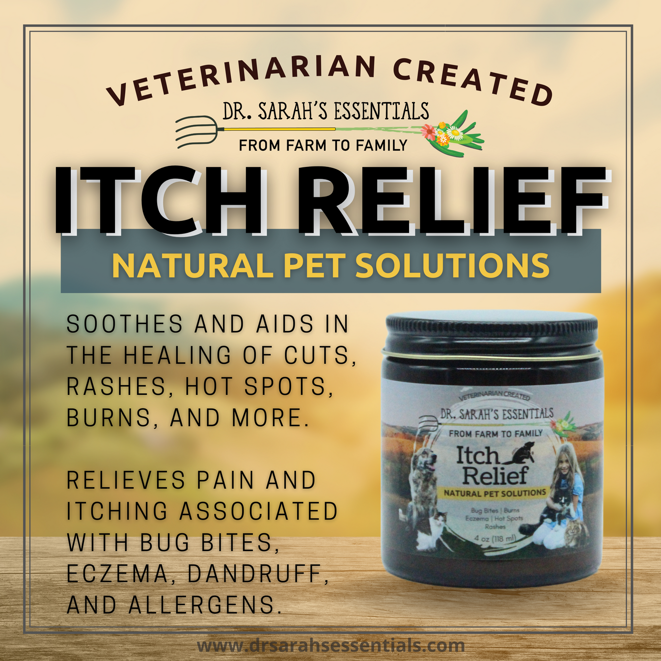 Pet Itch Relief | Natural Healing for Cuts, Rashes, Hot Spots & More ...